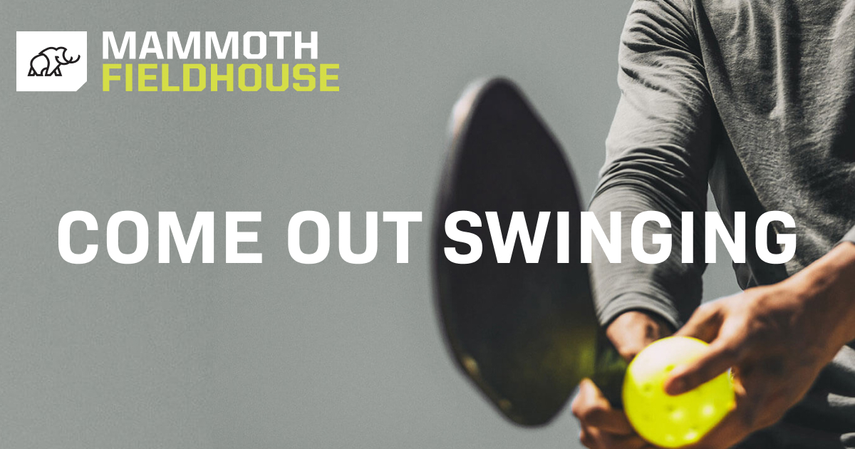 Mammoth Fieldhouse | Pickleball Golf Food | Event Space